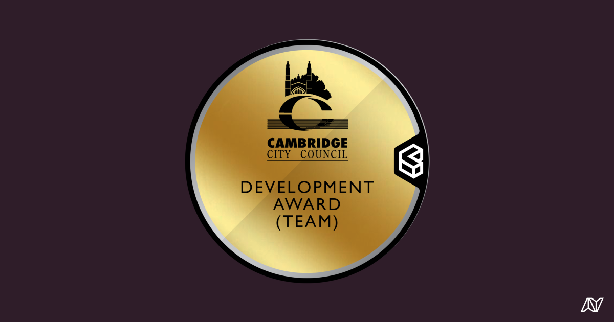 Development Award (Team) by Cambridge City Council, Badge Nation — Navigatr