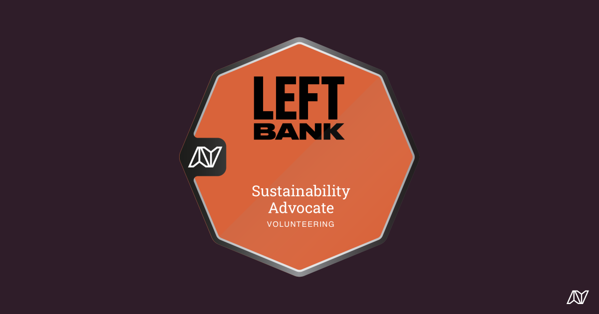 Sustainability Advocate Badge by Left Bank Leeds Charitable Trust ...